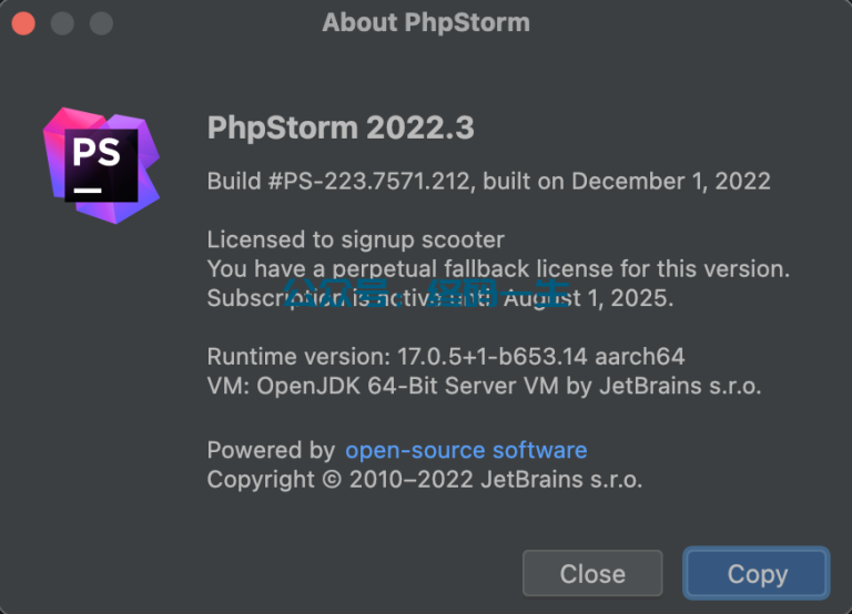 Phpstorm 2022 3 破解教程 永久有效激活码 注册码 永久激活(亲测可用) Ide激活网